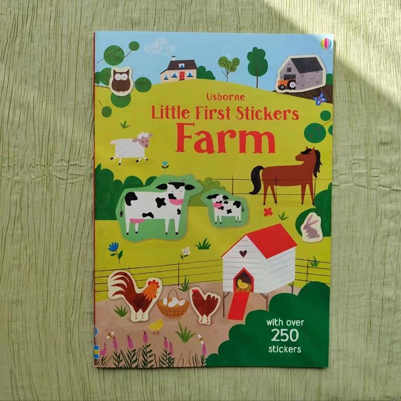 Buy Kids Sticker Dinosaurs/Animals/Zoo/Farm Book Cartoon DIY Puzzle ...