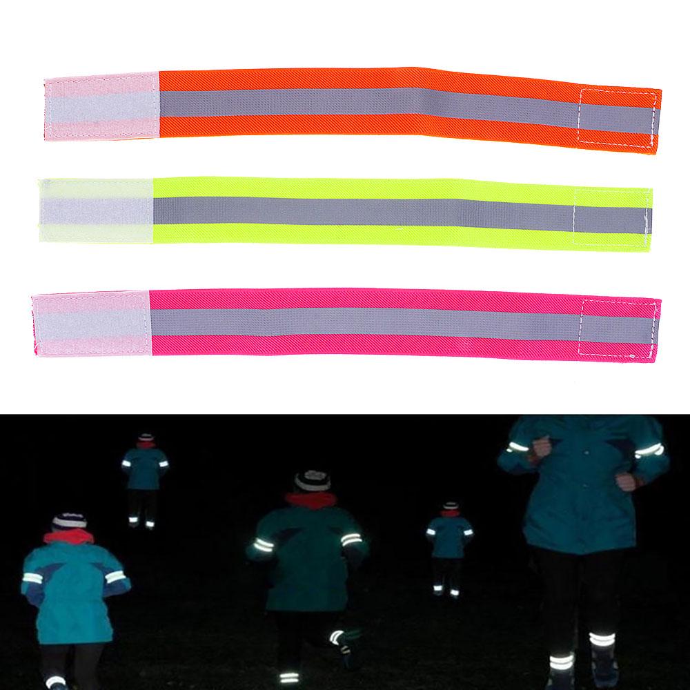 Buy Reflective Band Elastic Cycling Walking Safety Fluorescent Arm Leg ...