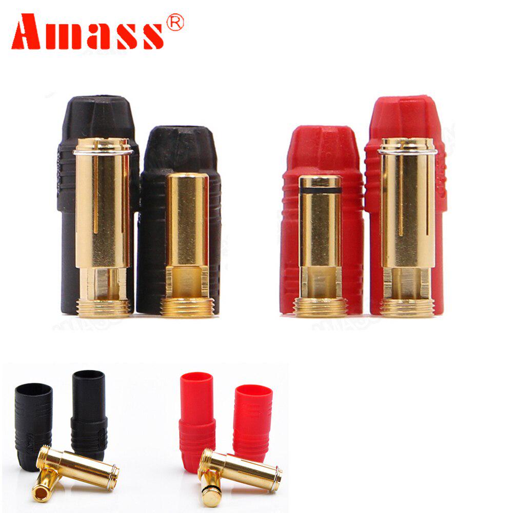 Buy 1set Amass AS150 Gold Plated Banana Plug 7mm Male/Female for High ...