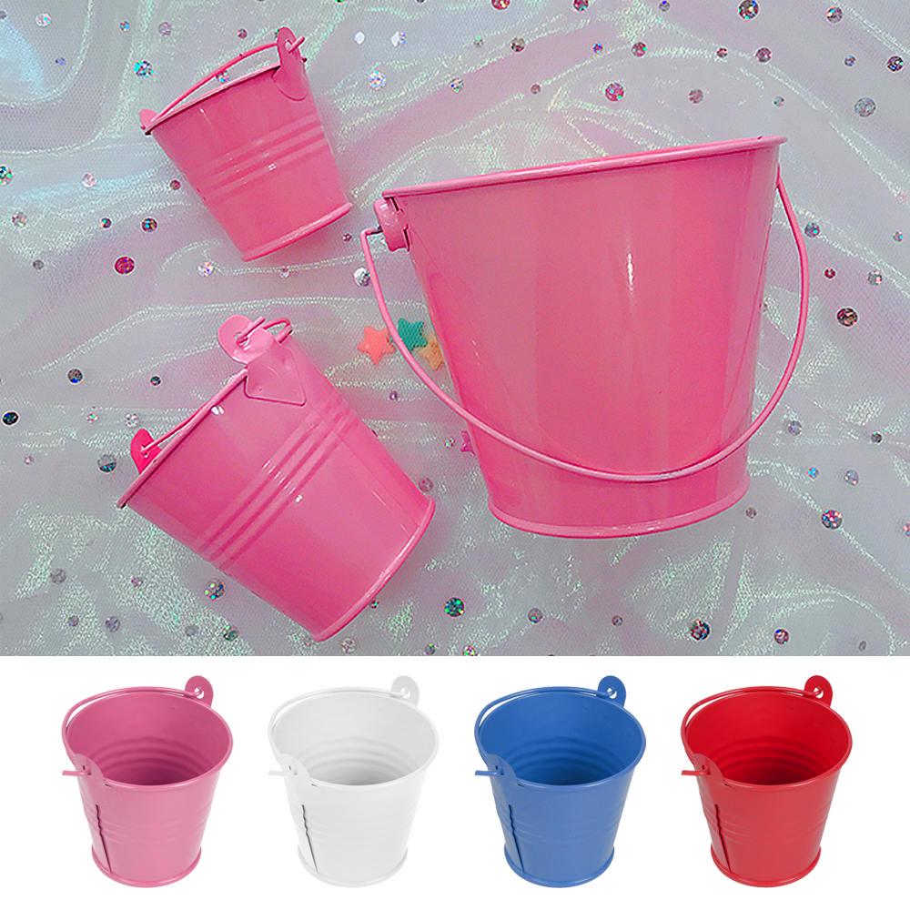 Buy Mini Metal Bucket Chocolate Buckets DIY Tin Small Plants Buckets ...