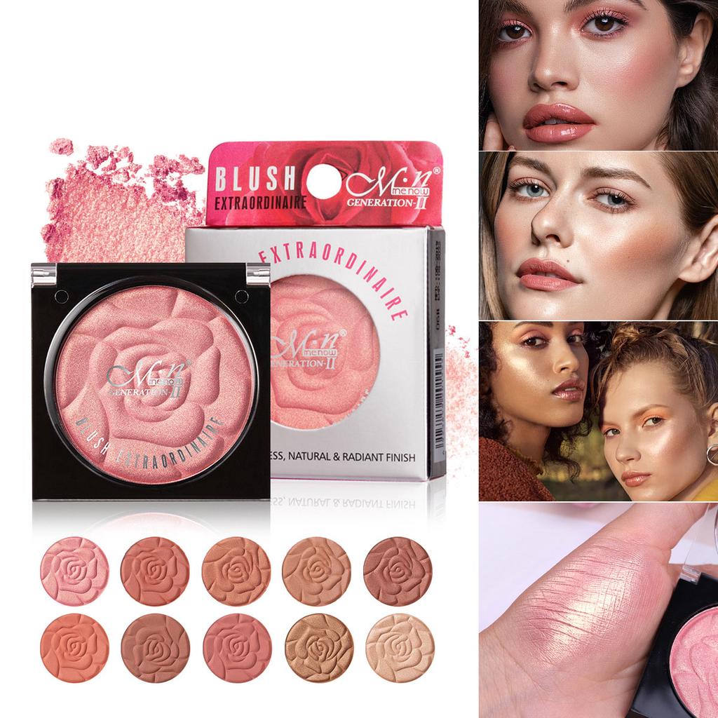 Buy 1PC 10Colors Natural Long Lasting Brighten Skin Colour Blush Matte ...