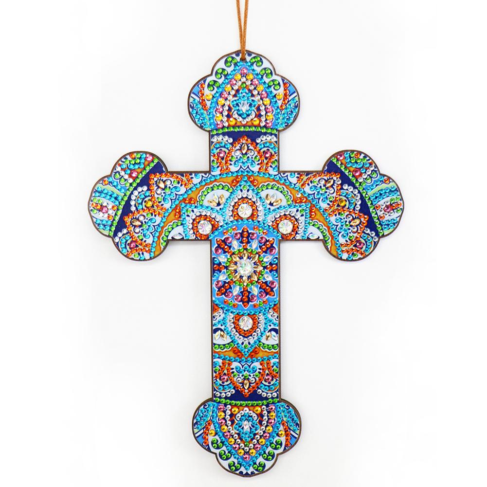 Cheap Wooden Jesus Christ Cross Pendant DIY Diamond Painting Pray Decor ...