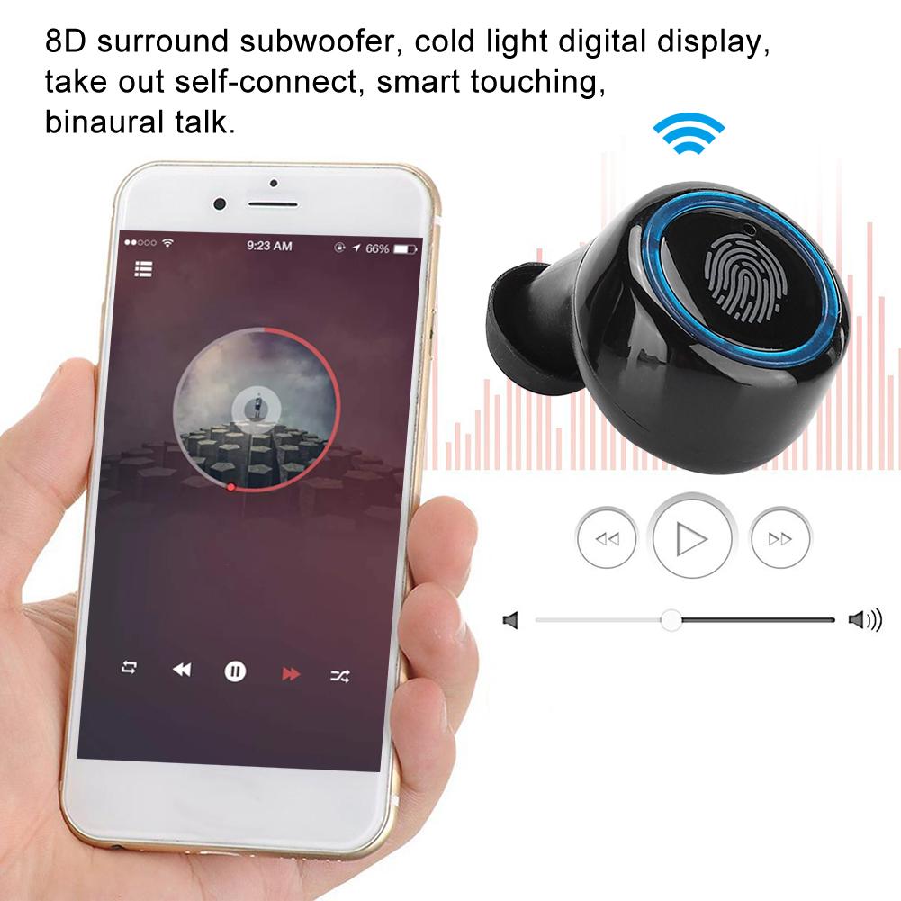 Buy Office Leisure M11 TWS Wireless Headset Headphone with LED Digital ...