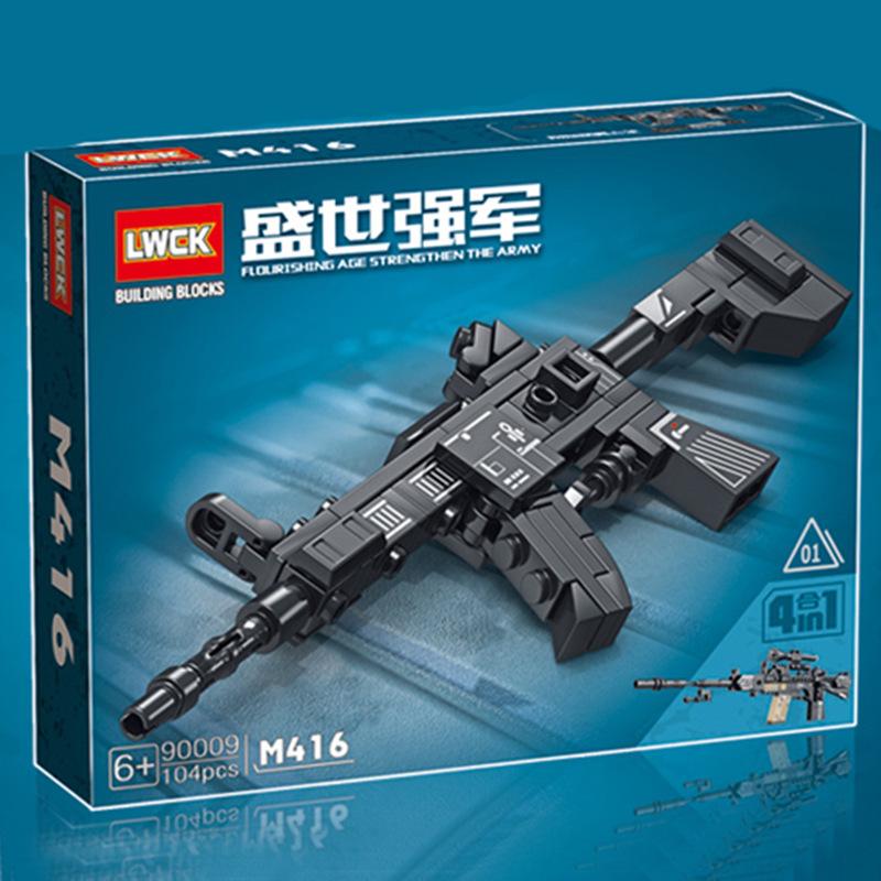 Buy Building Block Gun Prosperous Age Strong Army Eating Chicken Series ...