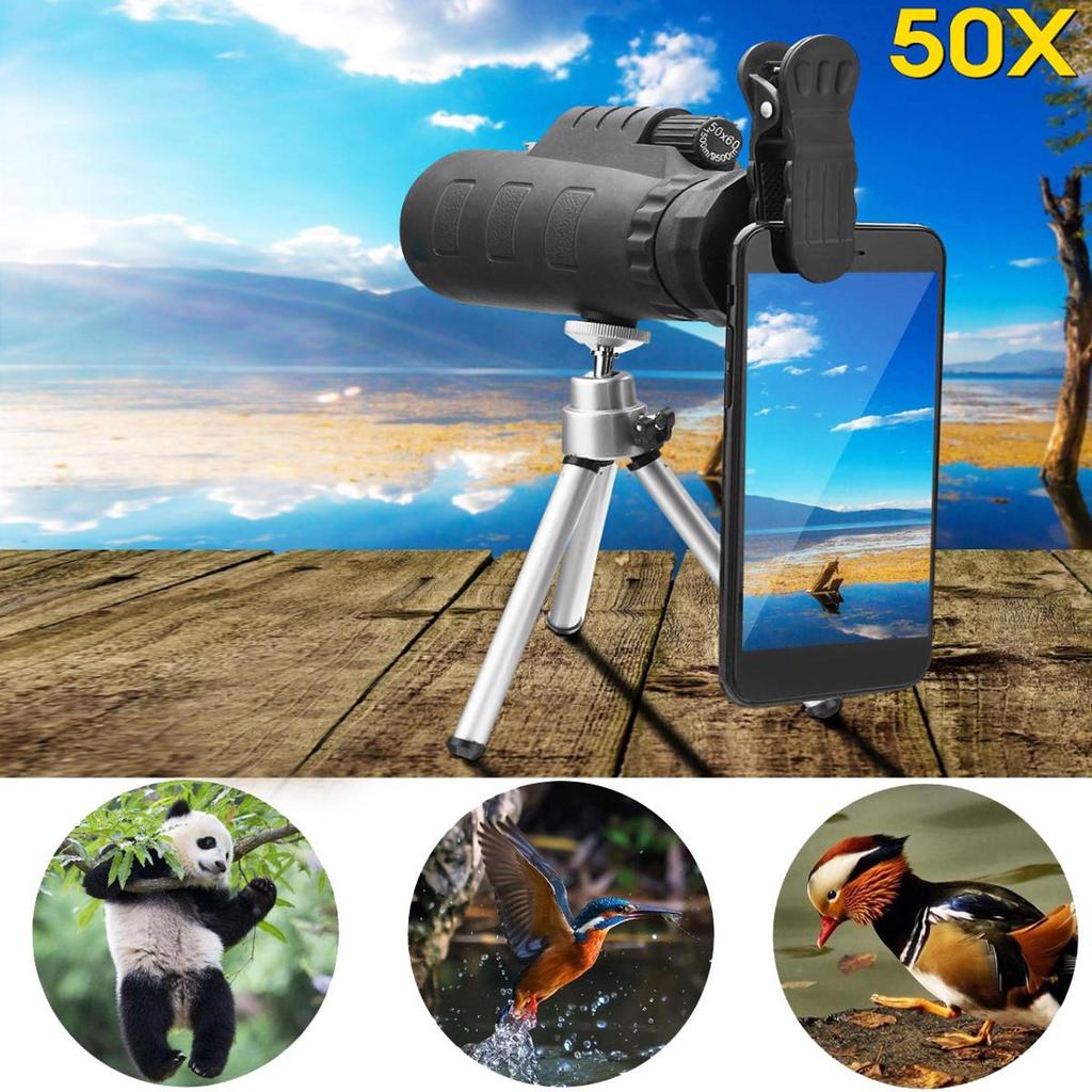 Buy 50X Universal Outdoor Optical Zoom Mobile Phone Camera Monocular ...