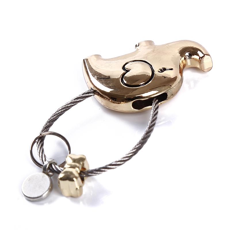 Buy Mini Novelty Elephant Couples Lock Padlock Security Lock Cute ...