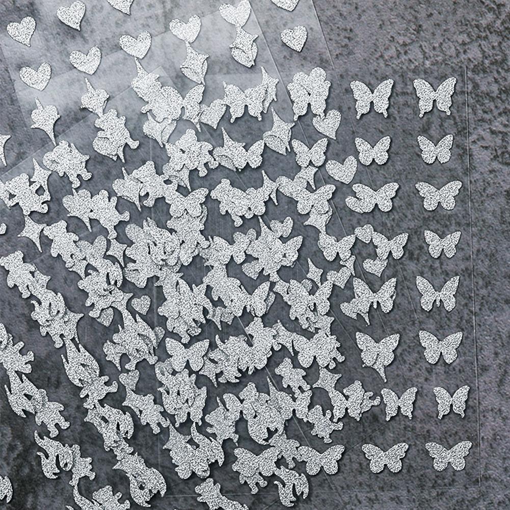 Buy Nail Art Decals Stickers Fire Broken Flash Butterfly,Fire,Heart ...