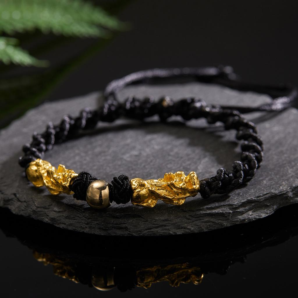 Buy Pixiu Charm Bracelet Lucky String Wristband Creative Personality ...