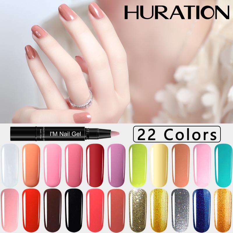 Buy Fashion 3 In 1 UV Gel Varnish Enamel Colorful One Step Nail Gel ...