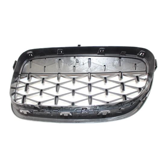 💰Köp billigt online 2Pcs Kidney Black Front Grill Grille Durable Gloss ...