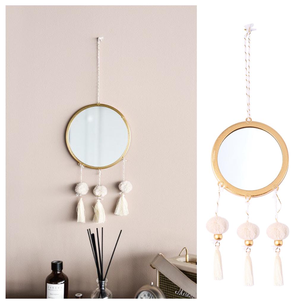 Buy 1 Pc Tassel Mirror Prime Durable Wall Hanging Mirror Tassel Mirror ...