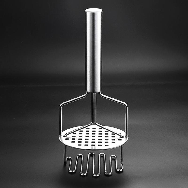 Buy Stainless Steel Potato Masher Pusher Smooth Mashed Potatoes Fruit ...