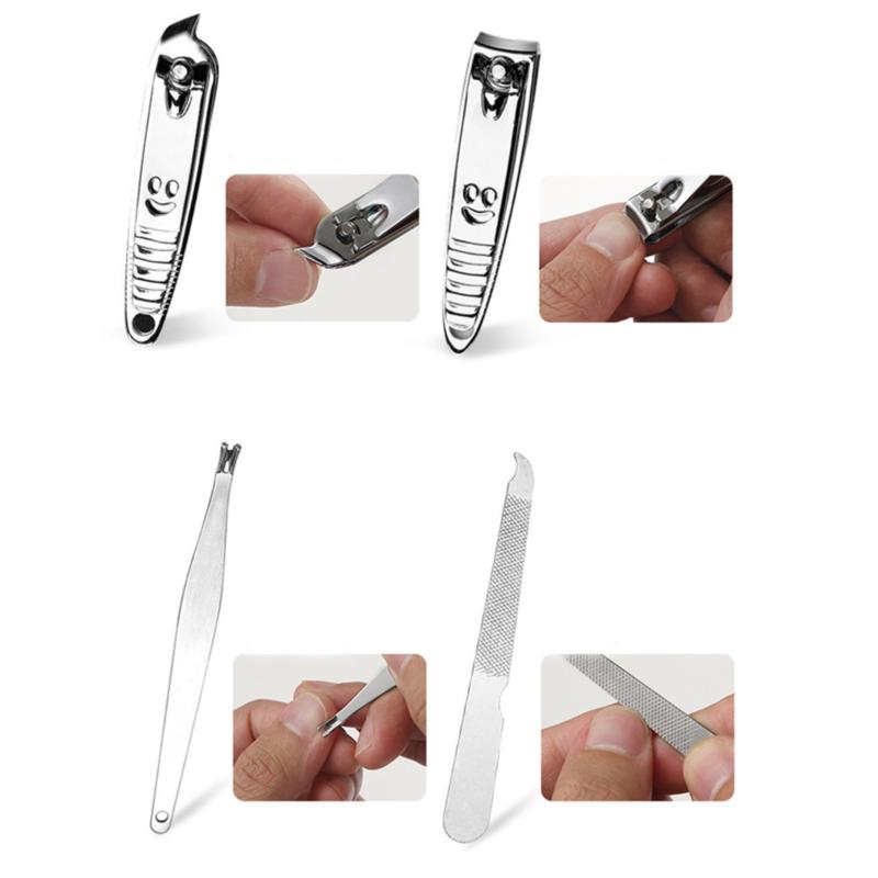 Buy 1set Pedicure Nail Clippers Manicure Cleaner Cuticle Grooming Set ...
