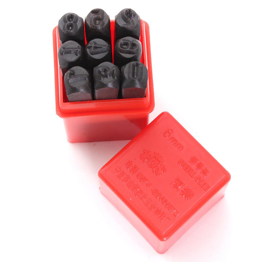 Buy Kiwarm Durable Stamps Alphabet And Numbers Set Punch Steel Metal 9 ...