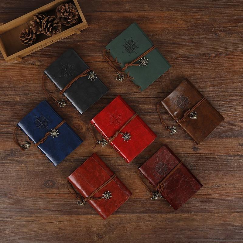 Buy Journal Pirate Ship Notebook Travel Diary Imitation Leather Loose ...