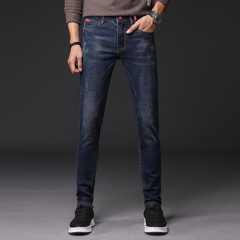 Buy New Arrivals Men's Simple Jeans Slim Version of the Elastic Denim ...