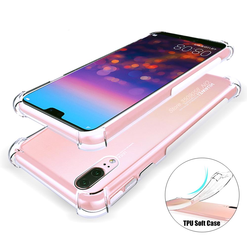 Buy For Huawei P 20 Lite Case Transparent Soft TPU Silicon Cover Phone ...