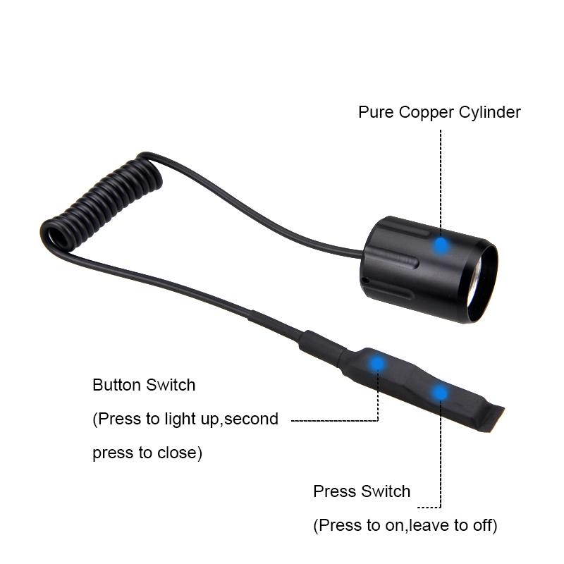 Buy VA-802 Scout Light Tactical LED Hunting Flashlight 20mm Armas ...
