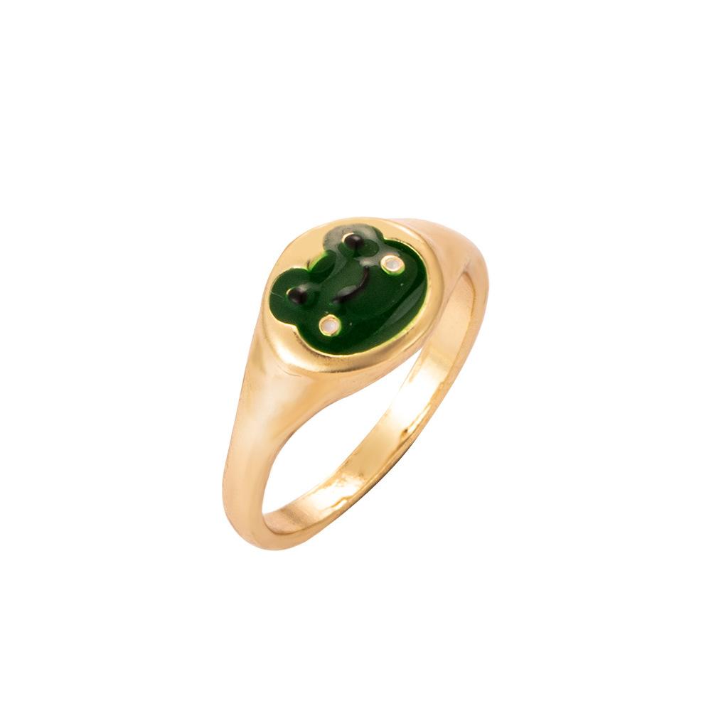 Buy Fashionable Cartoon Lovely Frog Ring Simple Frog Design Ring Ring ...