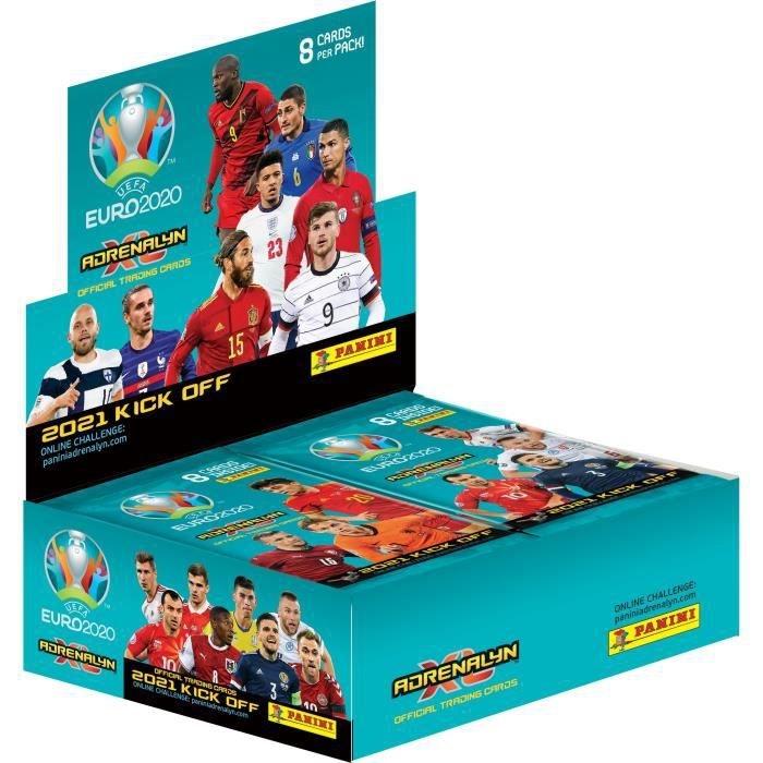 Uefa euro football 2020 - boite de 24 pochettes - cartes a ...