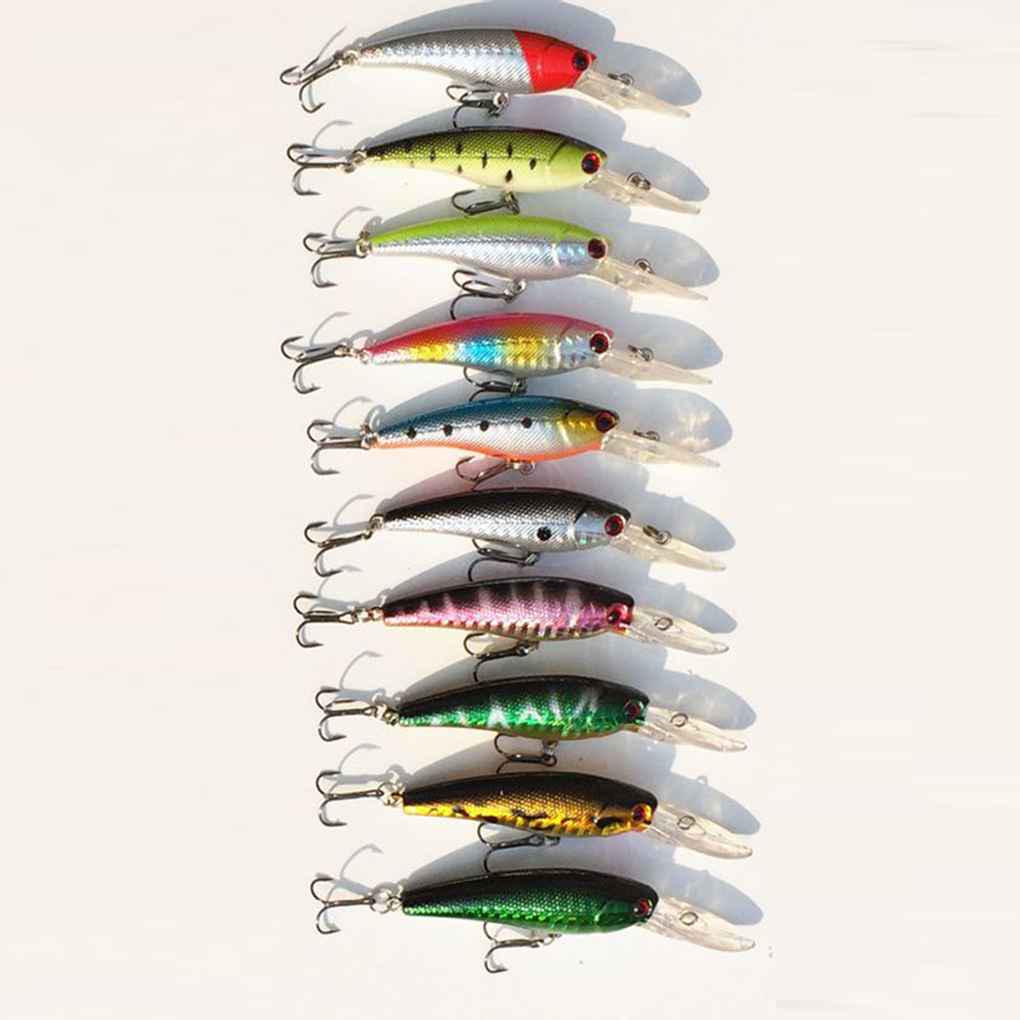 Haken-Wobbler Angeln Tackle 1pc oder 10pcs lockt Tauchen Angeln Angeln ...