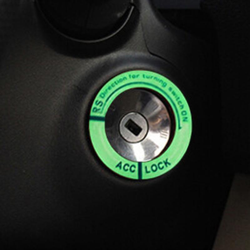 Buy Luminous Car Key Ring Hole Cover For Dacia Logan Renault Scenic 2 ...