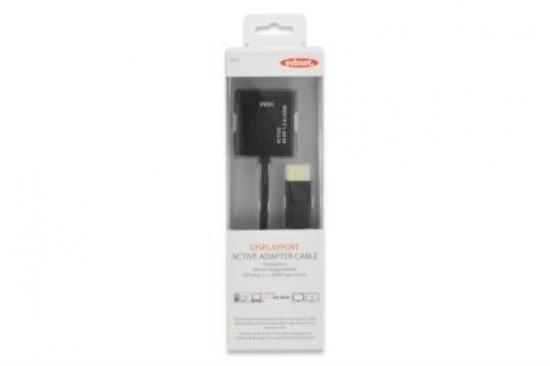 Ednet aktives displayport auf hdmi-adapterkabel dp - hdmi typ a st/bu 0 ...