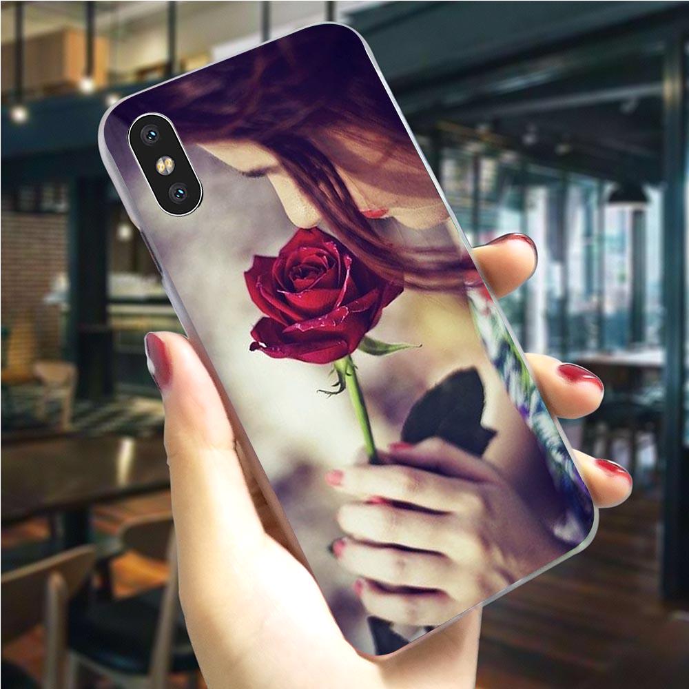 Buy Aesthetic Hand a Rose Candy Phone Case for iPhone 6 Plus 6S 7 8 X ...