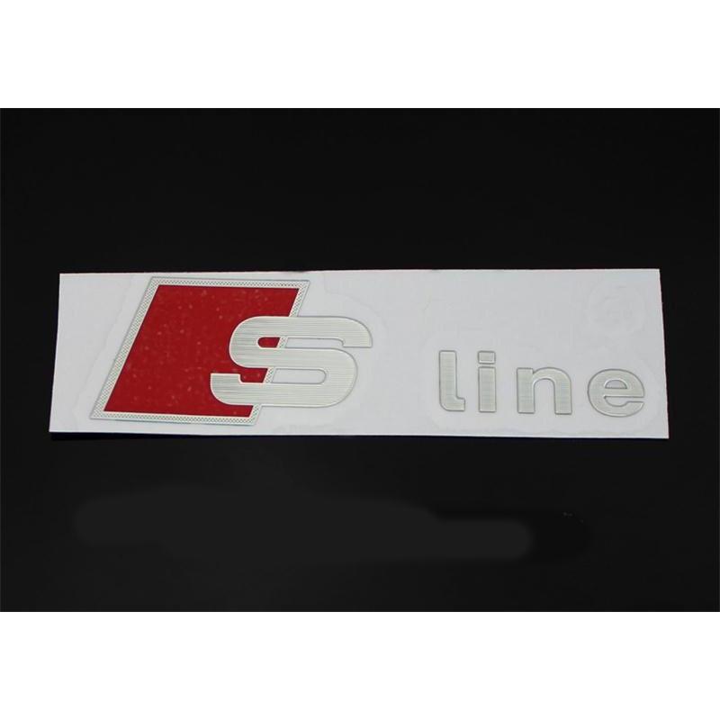 Buy 1pcs S Line Metal Car Door/window Emblem 3D Decoration Stickers ...