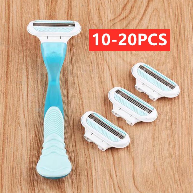 Buy 10-20PCS Women's Fashion Replaceable Care Body Straight Manual ...