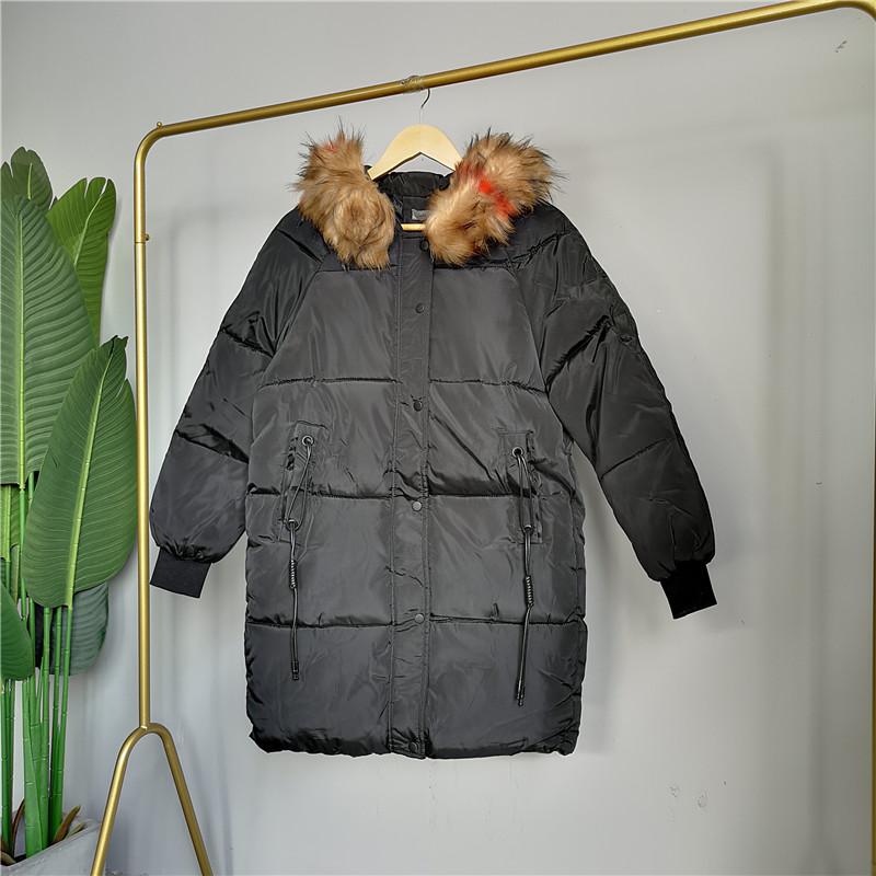 Buy Women Winter Down Cotton Padded Parkas Jacket Coat Long Hooded ...