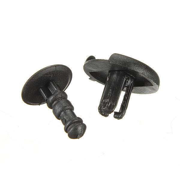 Buy 10X Push Type Fender Splash Shield Clip Fastener Retainer For ...