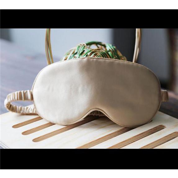 Buy Solid Color Natural Silk Soft And Comfortable Sleep Goggles Eye ...