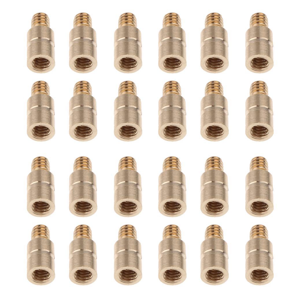 Buy 24 Pieces 25 Grains Weight Screw Arrow Point Inserts Archery ...
