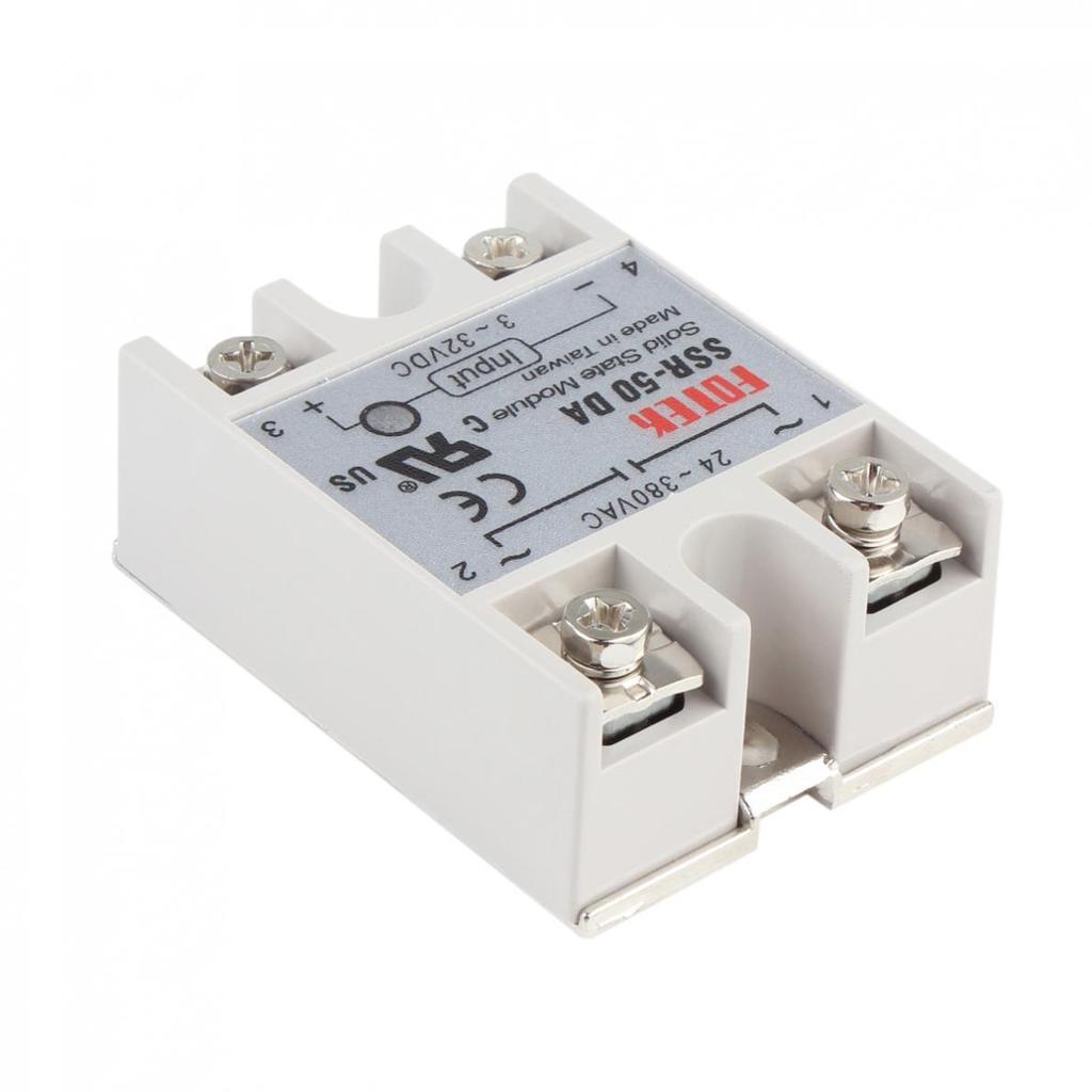 Solid State Relay SSR-50DA 3-32VDC 50A/250V Output 24-380VAC köp ...