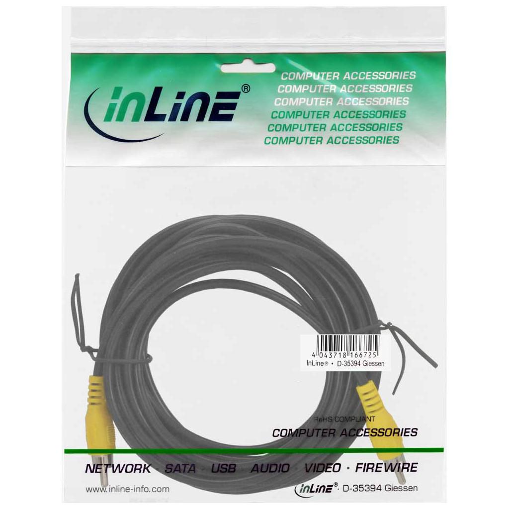 Buy Câble Cinch, InLine®, vidéo, 1x Cinch mâle/mâle 1m, couleur de ...