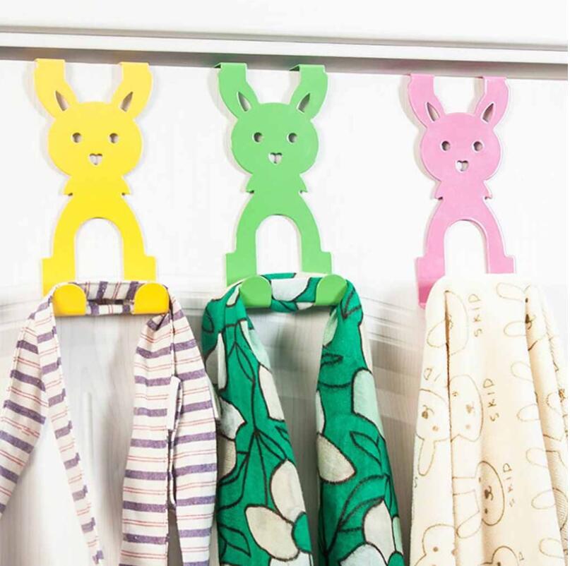 Buy 1PCS Traceless Cartoon Rabbit Shape Kitchen Hanging Hanger Holder ...