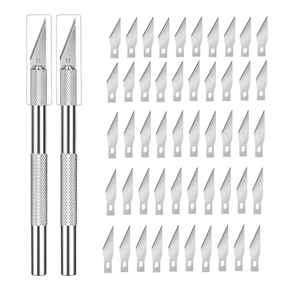 Buy 104x Precision Craft Knife Set 52 Pieces Sharp for Art Modeling ...