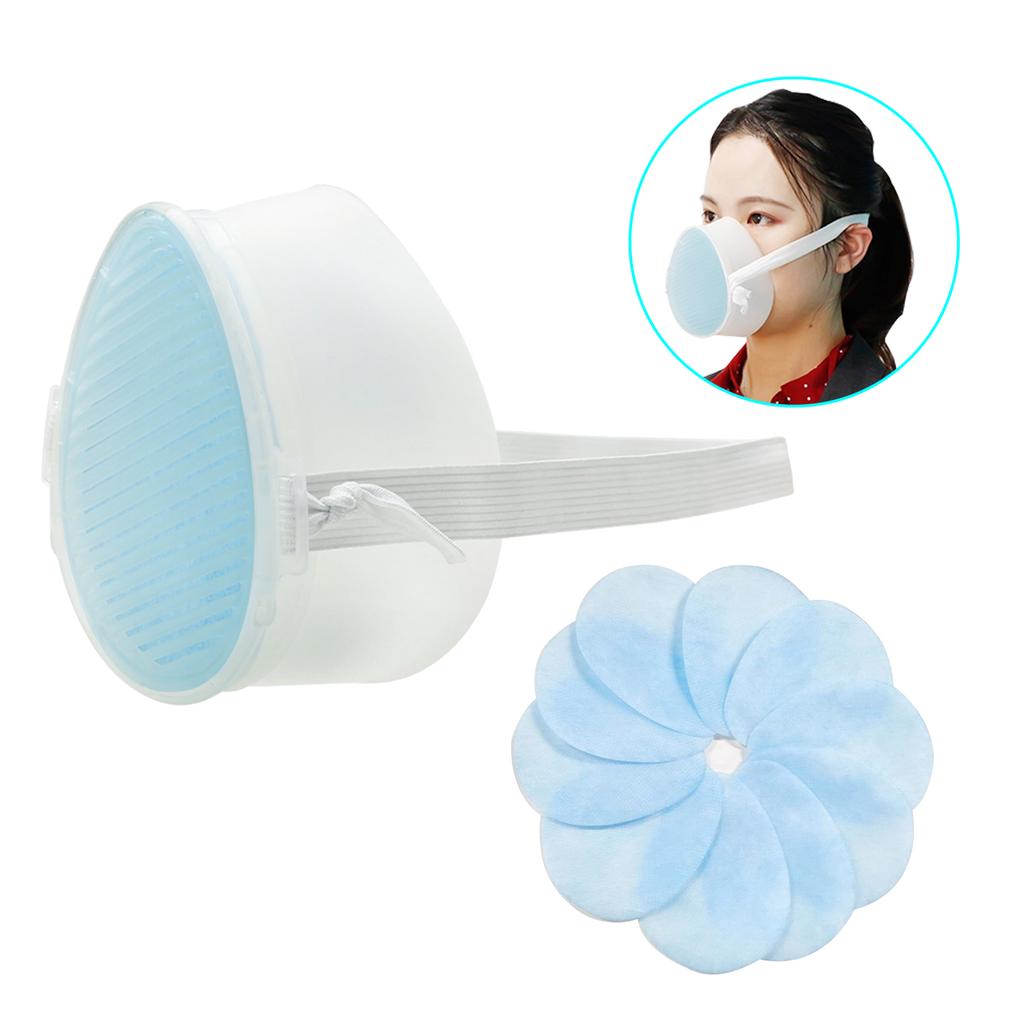 Buy Self-priming Filter Mask Silicone Reusable Face Mask Sanitary ...