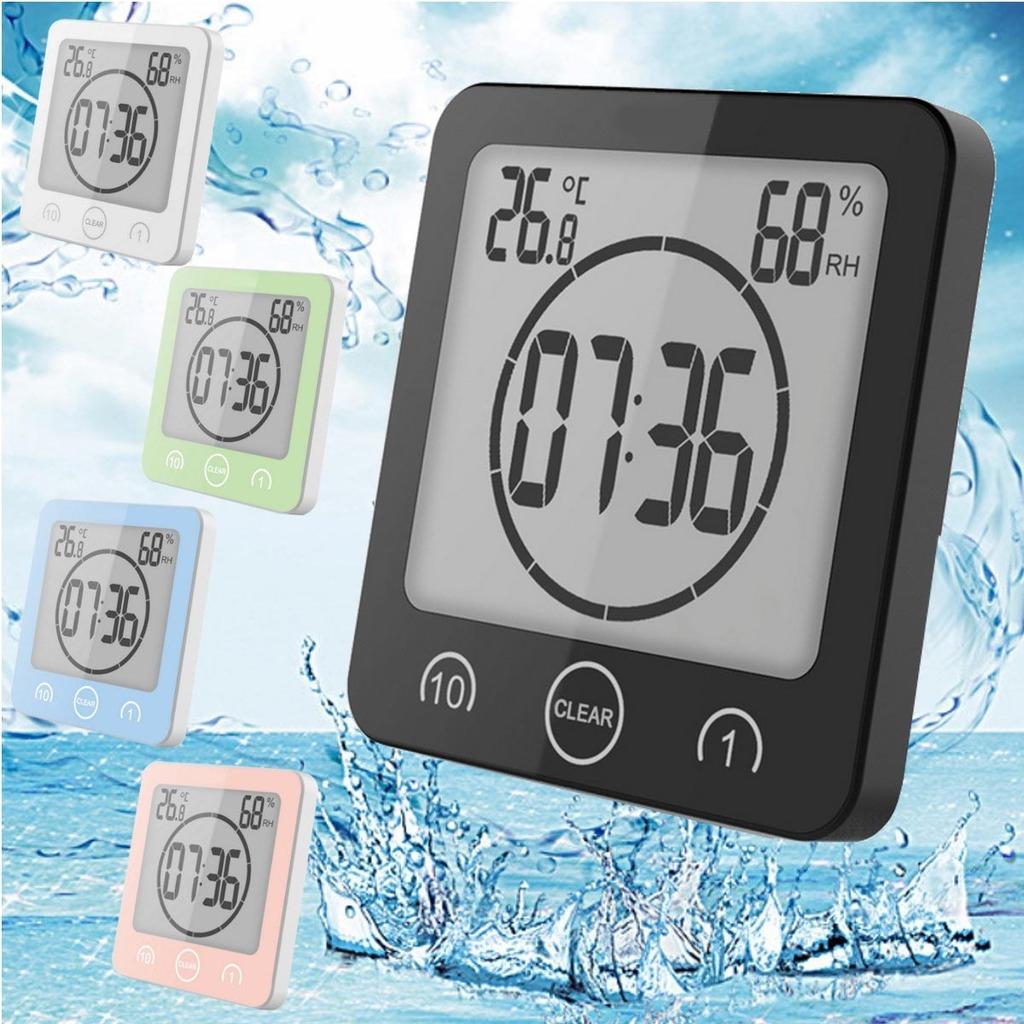 Buy Waterproof Shower Wall Stand Clock Suction Countdown Alarm Timer ...