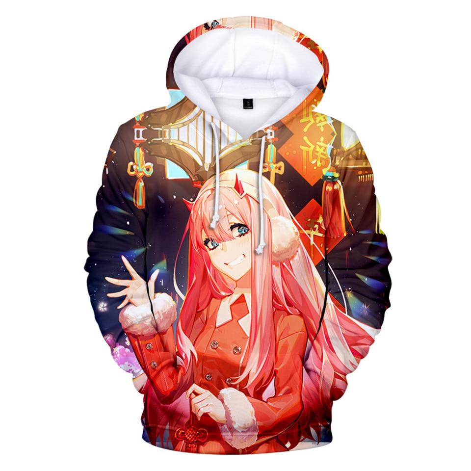 Cheap 2021 Darling In The Franxx 3d Hoodies Hipster Anime Zero Two ...