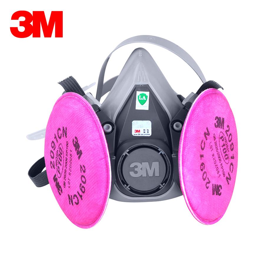 Buy 3M 6200 Gas Mask Gas-Proof Half Face Mask Series Combination ...