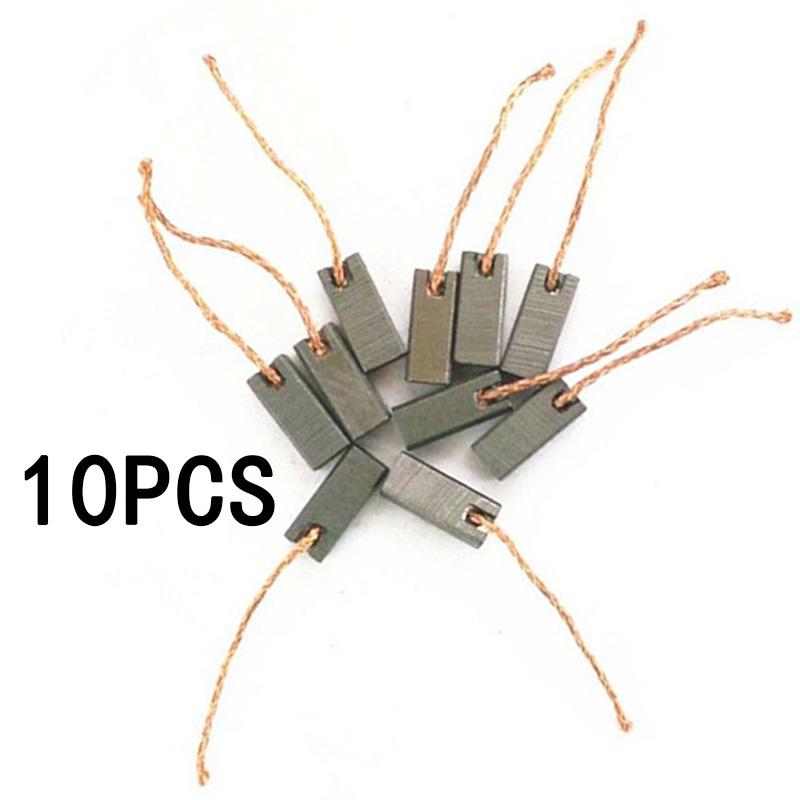 Buy 10pcs/set Electric Generator Motor Wire Lead Carbon Brush ...