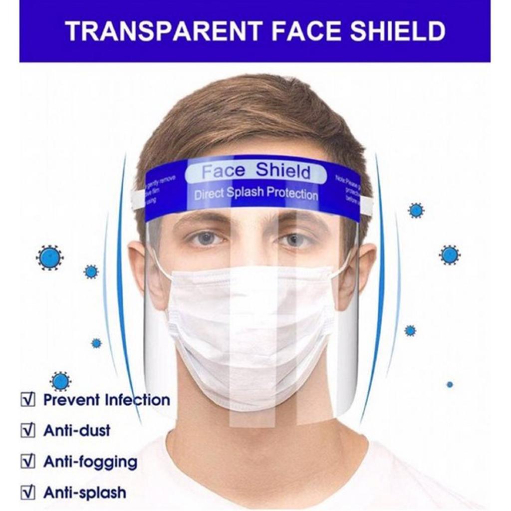 Buy Mint Garden Face Shield Transparent Full Face Protective Mask ...