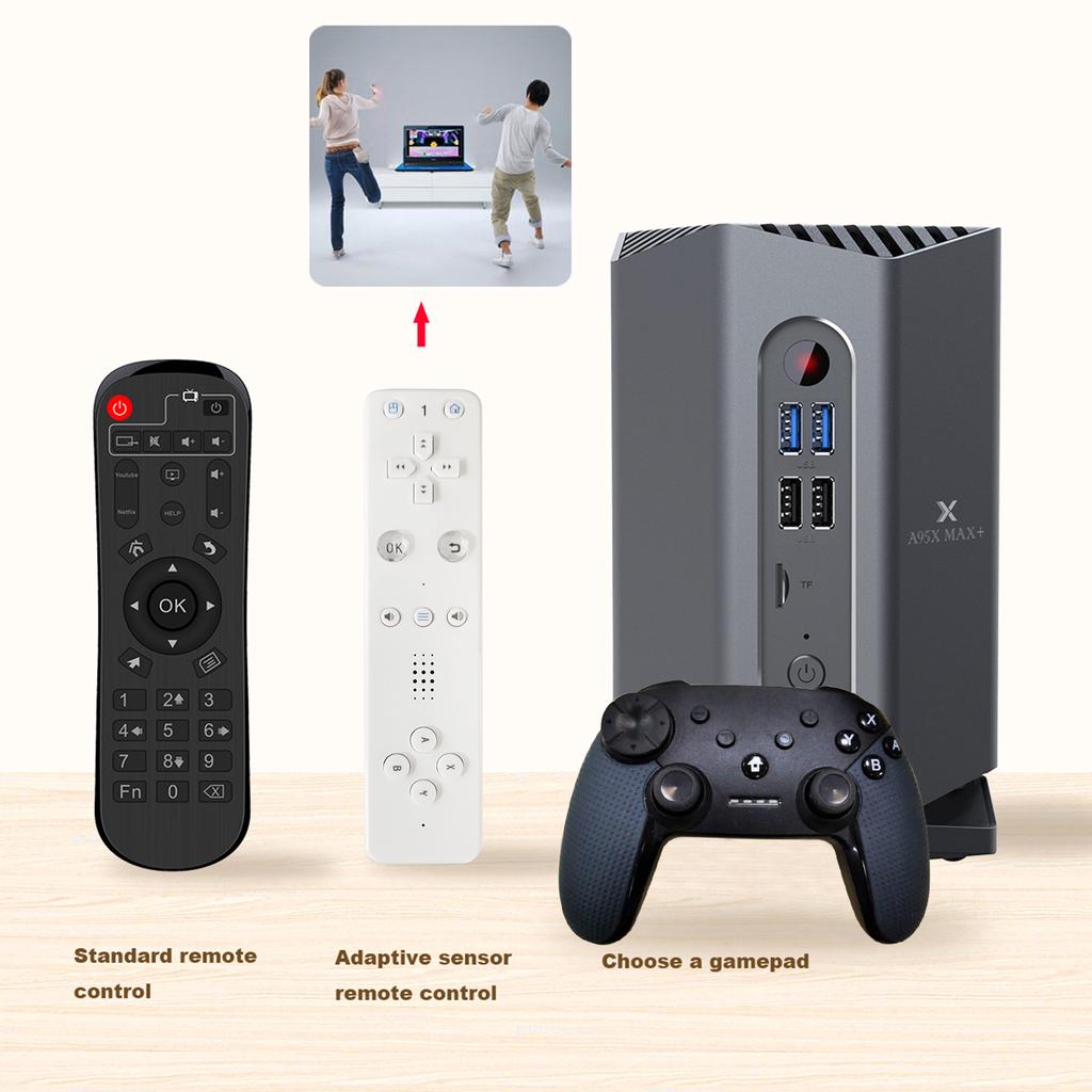A95X MAX Plus Oyun TV Kutusu Android 9.0 Amlogic S922X 4GB RAM / 64GB ...