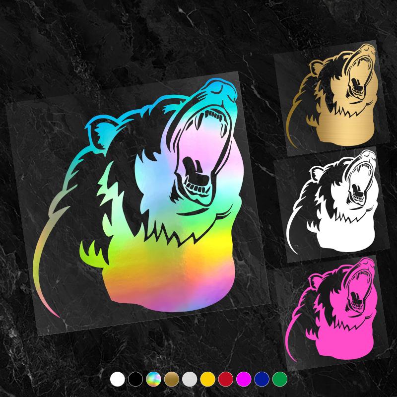 Buy Funny Roaring Bear Car Stickers Car Body Vinyl Decal Car ...