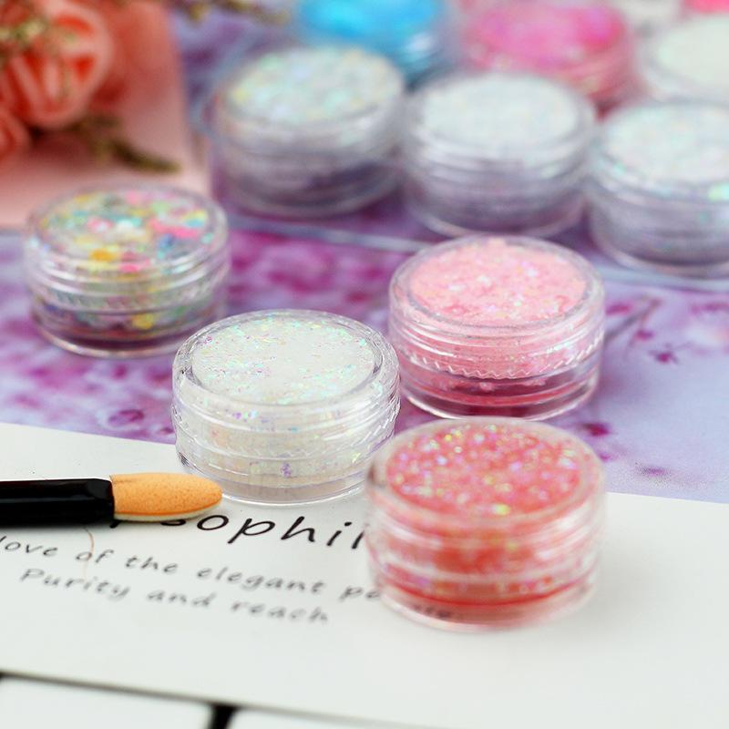 Buy Glitter Eyeshadow Makeup Eyes Stars Patch Sequin Gel Cream Face ...