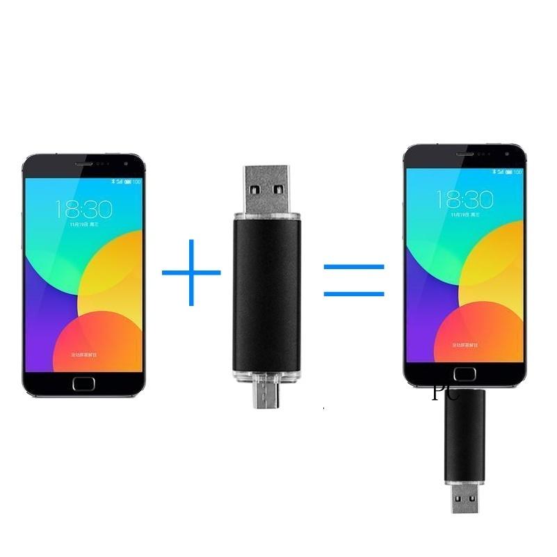 Buy 256GB 2 In 1 OTG Usb Stick Android Pen Drive USB Flash Drive High ...