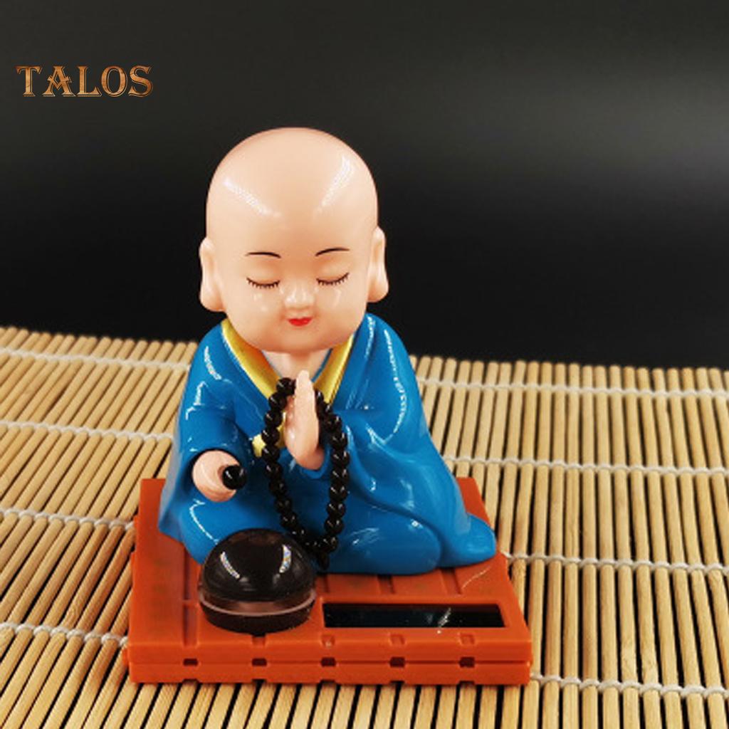 Buy TMC Solar Powered Shaking Head Monk Toy Home Office Desk Car ...
