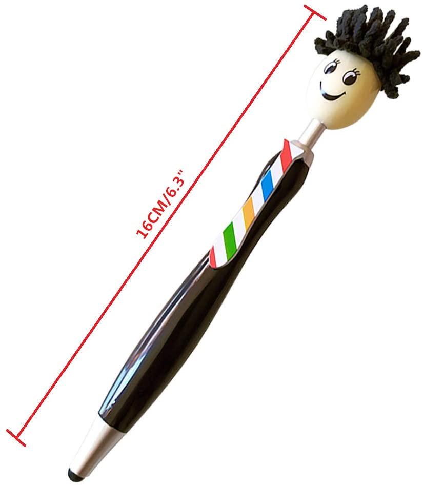 Buy DEDC 10 Pcs Mop Ballpoint Pens, Screen Cleaner Stylus Pens 3-in-1 ...